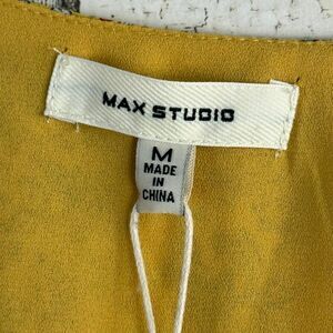 Max Studio | Dresses | Max Studio Yellow Floral Midi Dress Brand New ...